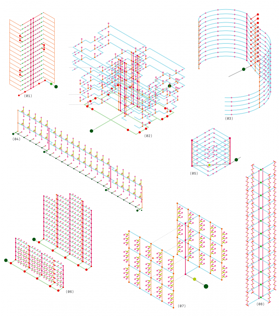 Circulation Case Study Diagrams – Urban Housing Lab
